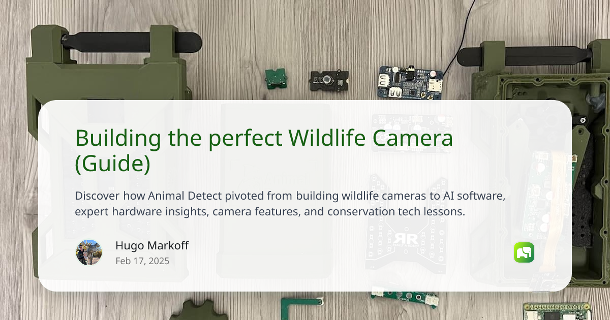 Building the perfect Wildlife Camera (Guide)